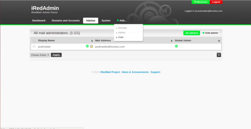 How To Set Up A Full Featured Mail Server With Iredmail On Ubuntu 1804 Vps