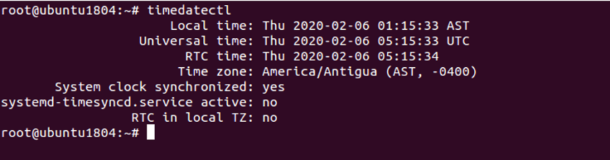 How To Set Up Time Synchronization With Ntp On Ubuntu 18 04