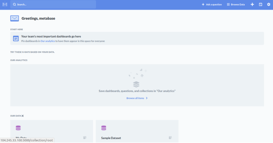 Metabase Install Loadgross