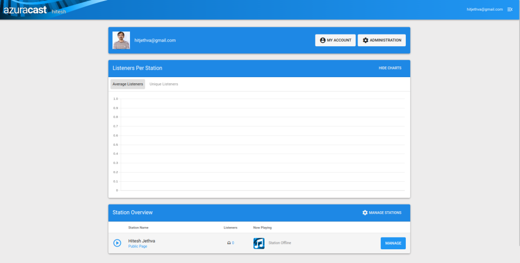 Installing AzuraCast Web Radio Management Suite on Arch Linux